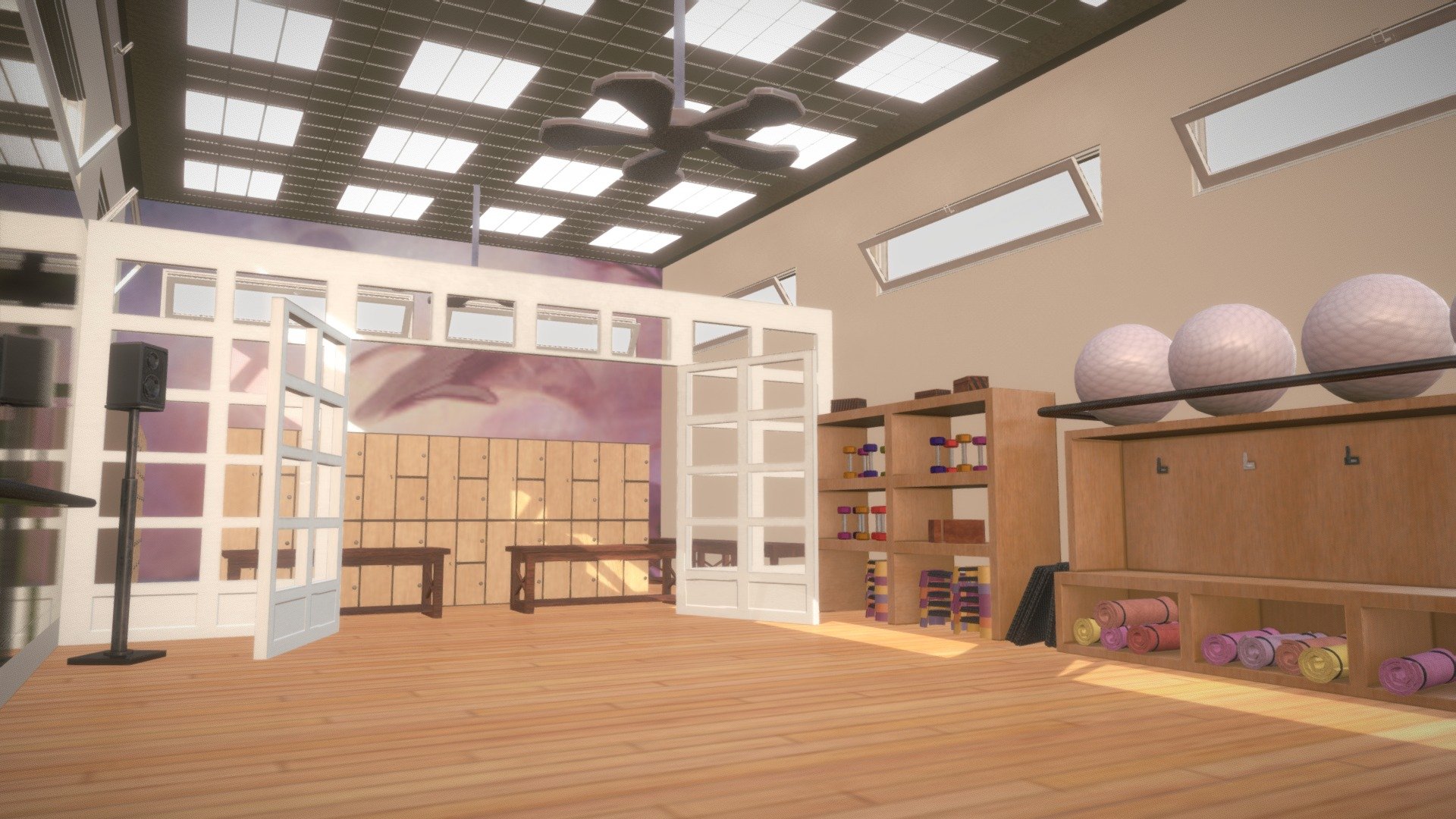 Dance Room - 3D model by Nayelli Art (@nayelli_art) [c5c4815] - Sketchfab