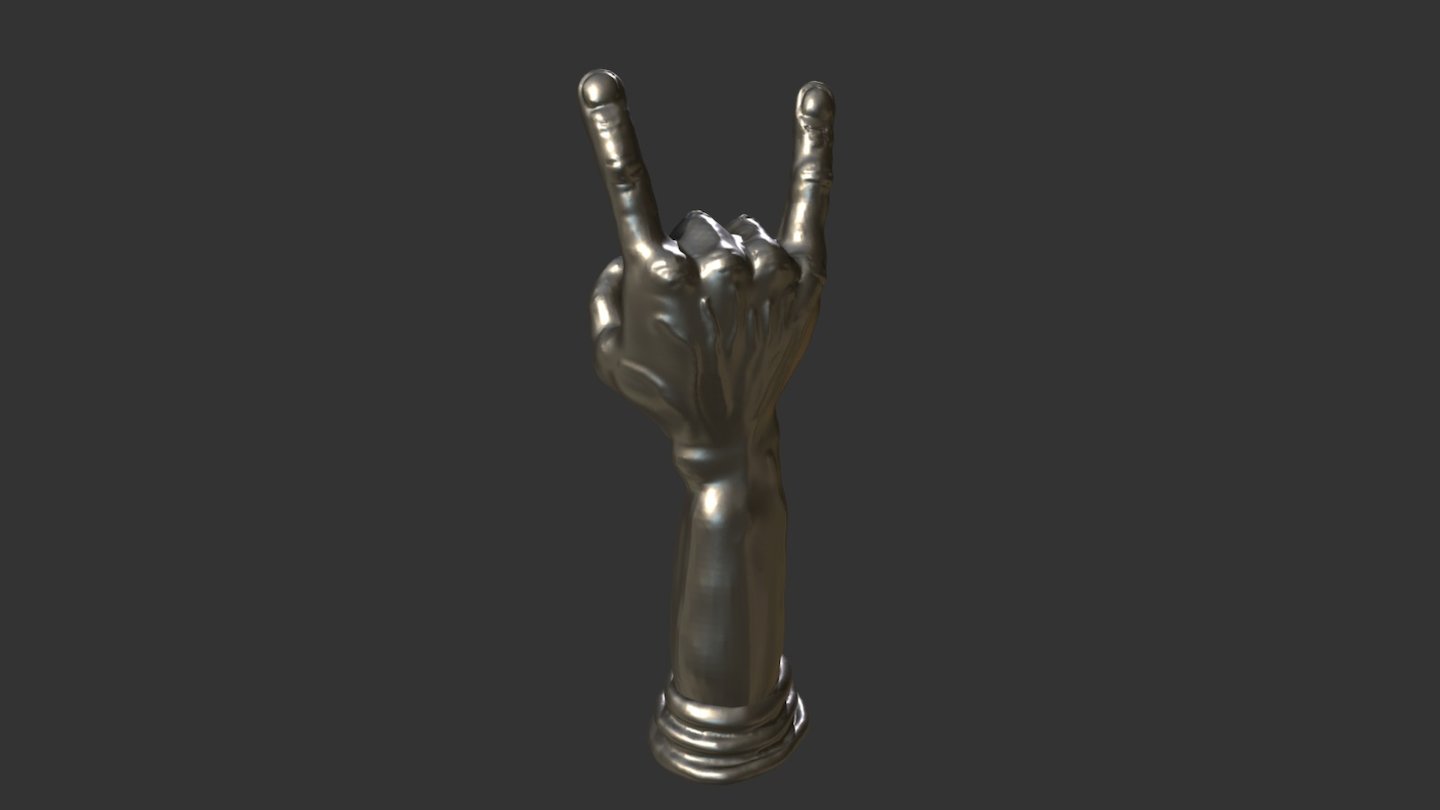 Rock Hand (Oculus Medium) - 3D model by KevinLongtime [c5c7b59] - Sketchfab