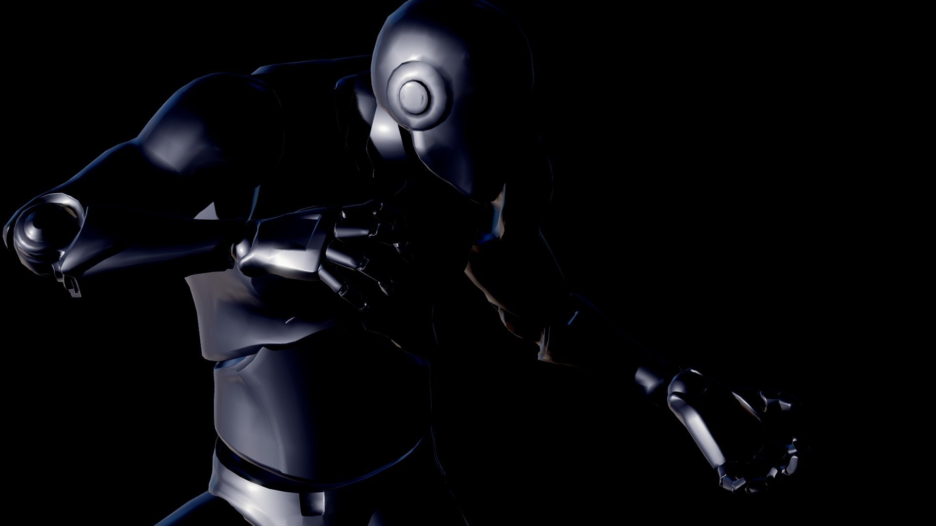 Robo Fighter - 3D model by Pirate Tony (@pirate.tony) [c5c7f1d] - Sketchfab