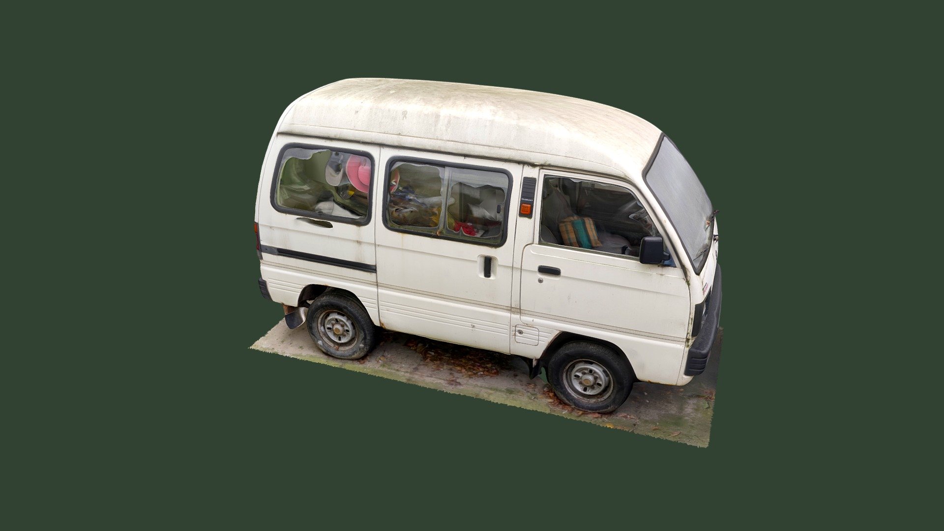 SUZUKI Super Carry 1000 4 cyl Microvan - Download Free 3D model by ...
