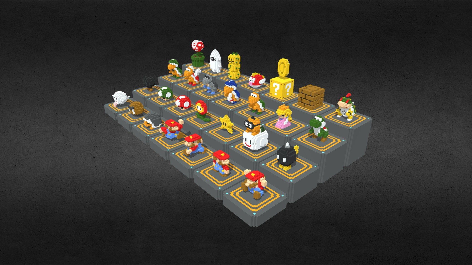 MARIO【Nanoblock】 - Download Free 3D model by adiobrick [c5cb3fe ...
