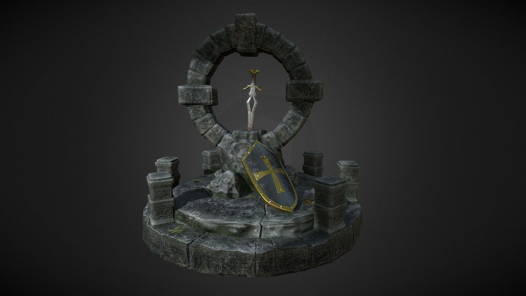 The Sword in the stone - 3D model by 3Dejan [c5cbf9a] - Sketchfab