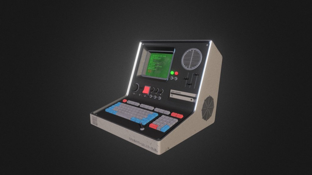 Retro Computer - 3D model by James McLean (@jamesmclean) [c5cc5d7 ...