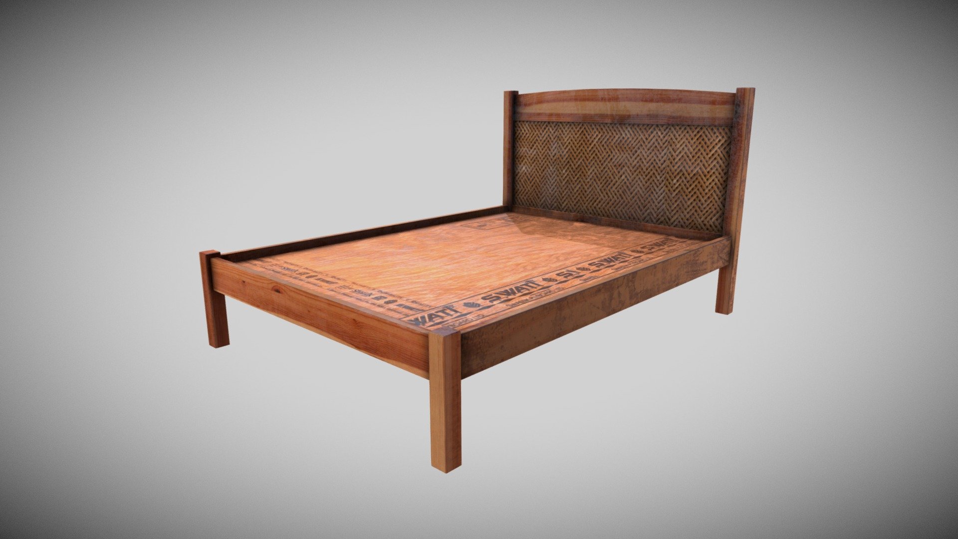 Simple Bed - Download Free 3D model by Francesco Coldesina ...