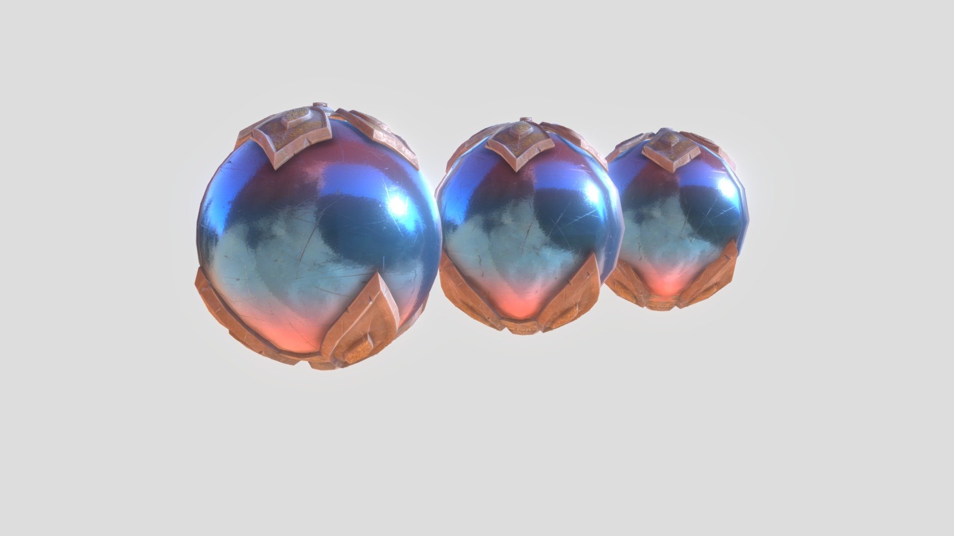 Magic Orb with Stone Holders - 3D model by SgtSquareEyes [c5d3217 ...