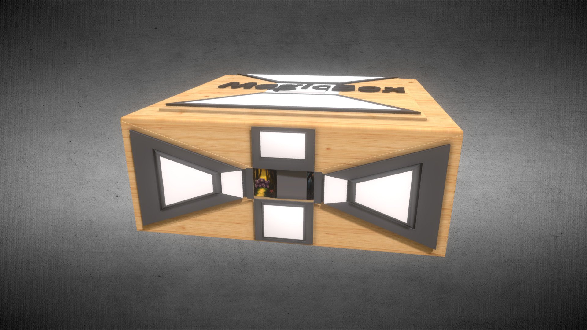 Magic Picture wheel box - Buy Royalty Free 3D model by Dominic Baker ...