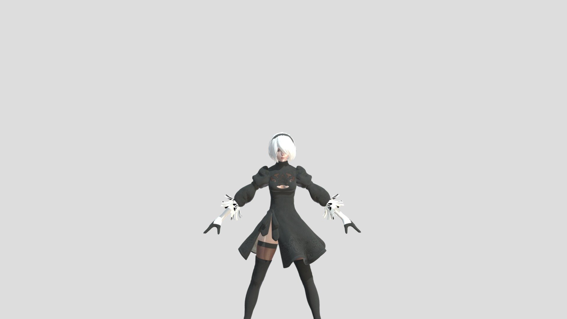 2b-nier-automata - 3D model by barryoterry [c5d6335] - Sketchfab