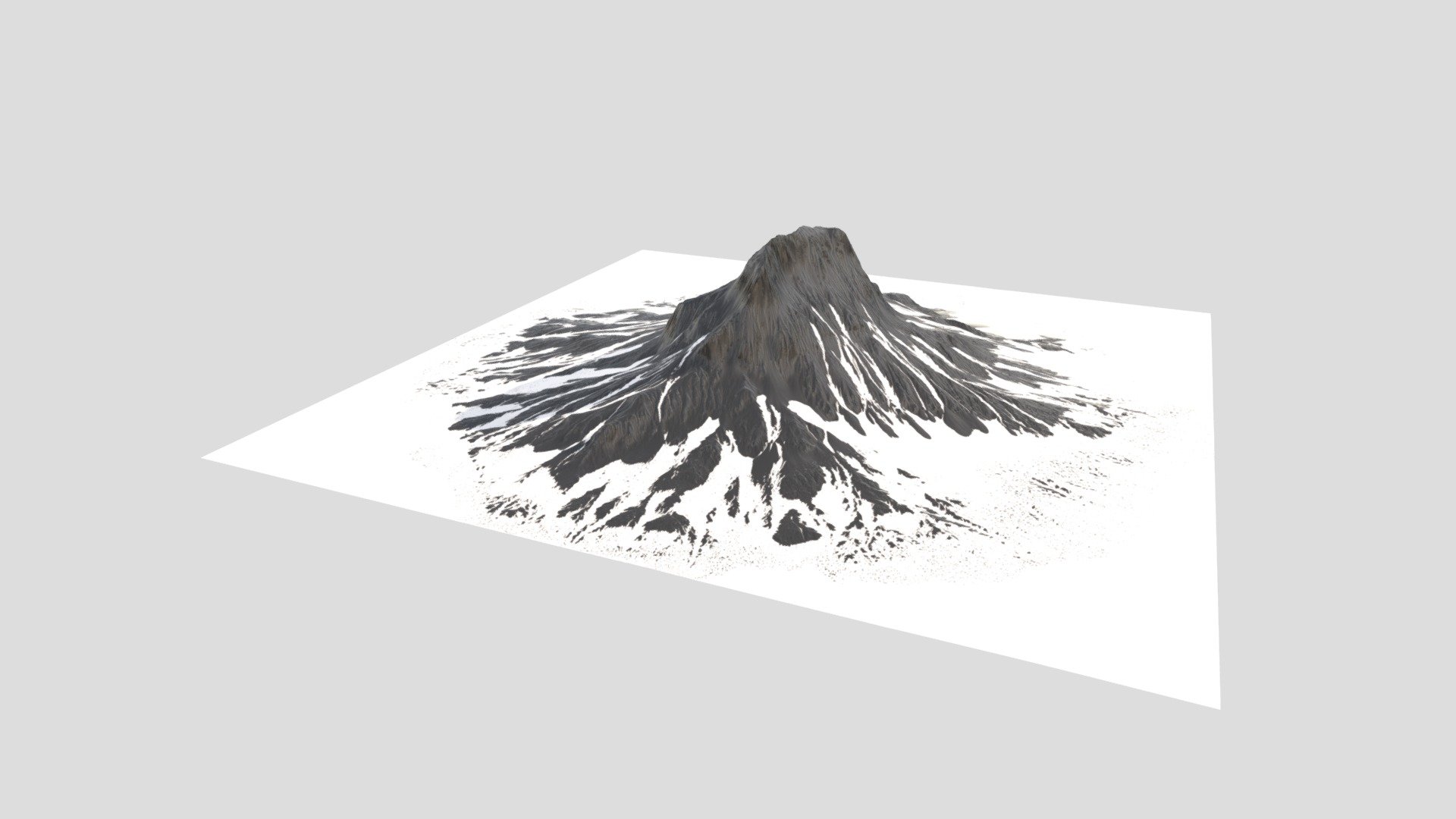 Mountain snow - Download Free 3D model by ganower123 [c5d761a] - Sketchfab
