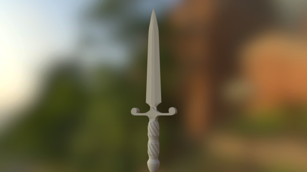 Dagger - 3D model by AgentWolf [c5d93ad] - Sketchfab