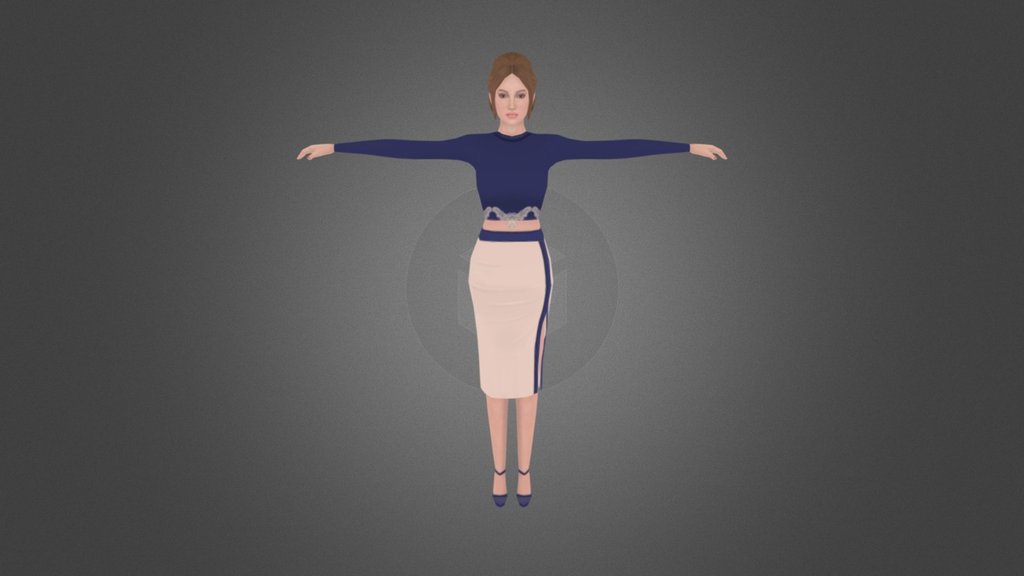 FemaleModel_5 - 3D model by somipuspwan.84 [c5d9f2d] - Sketchfab