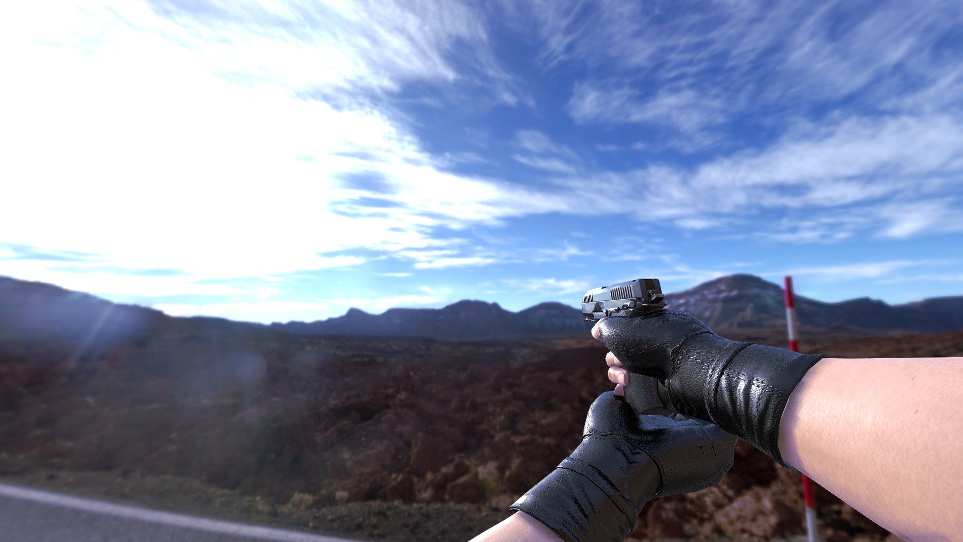 First Person Pistol view - Download Free 3D model by patromes [c5d9f58 ...