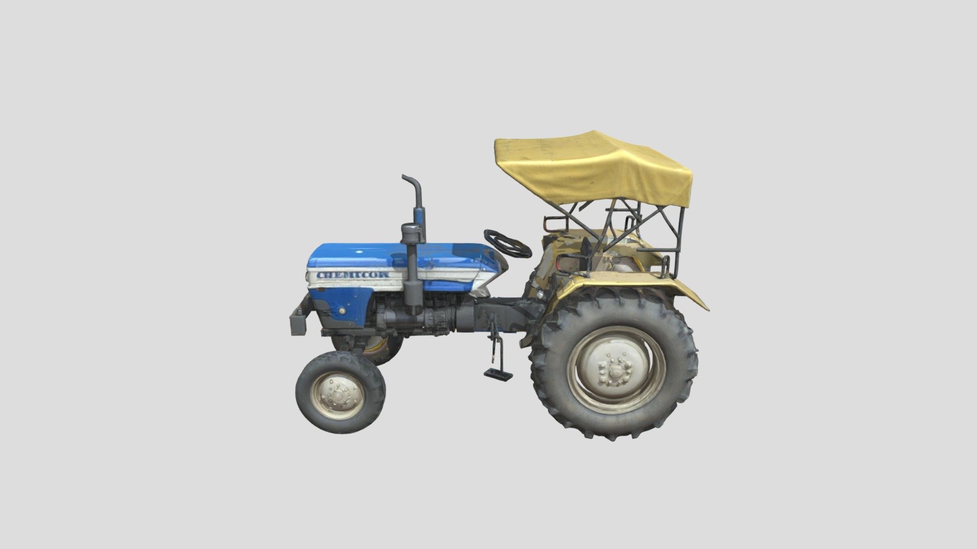 Blue Tractor - Download Free 3D model by pranay.kalita [c5dac06 ...