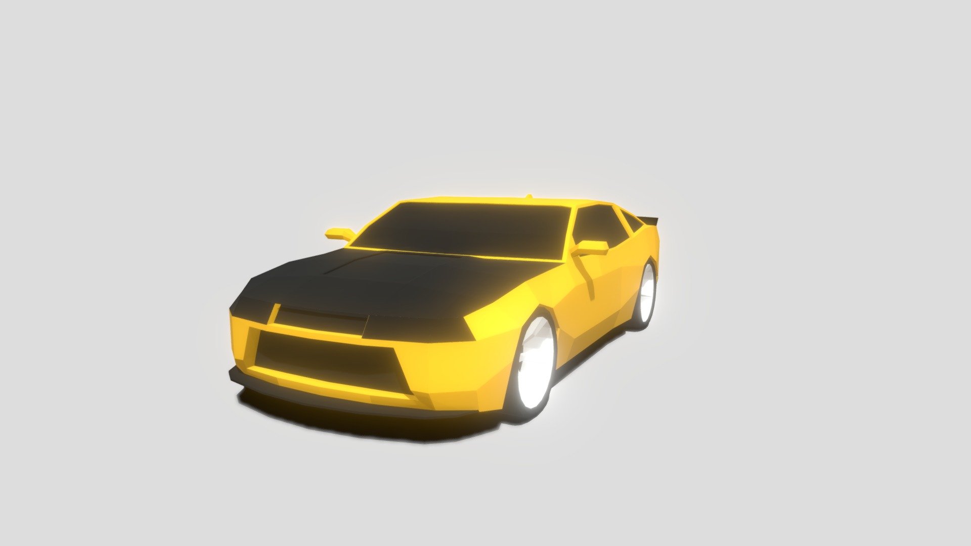 low poly car muscle - Download Free 3D model by the 86 guy (@the_86_guy ...