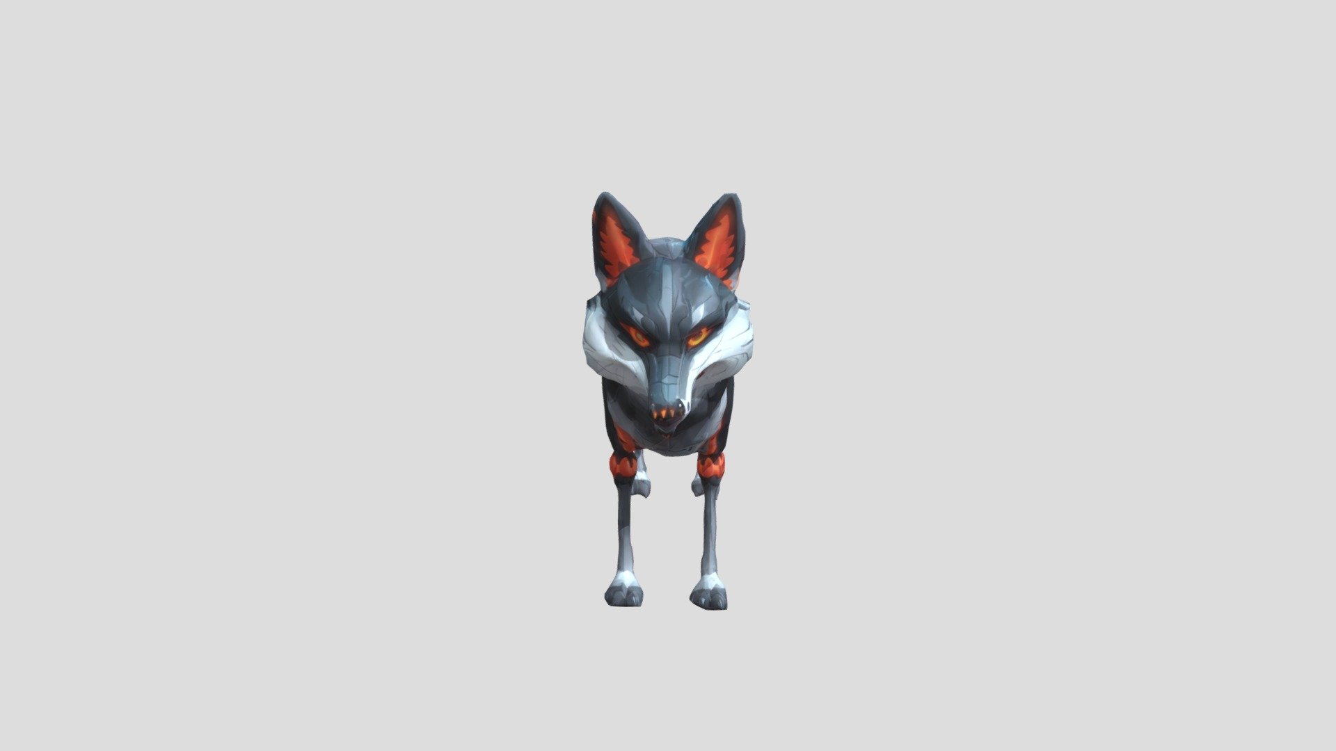 An ultra-realistic and futuristic robo-wolf - Download Free 3D model by ...