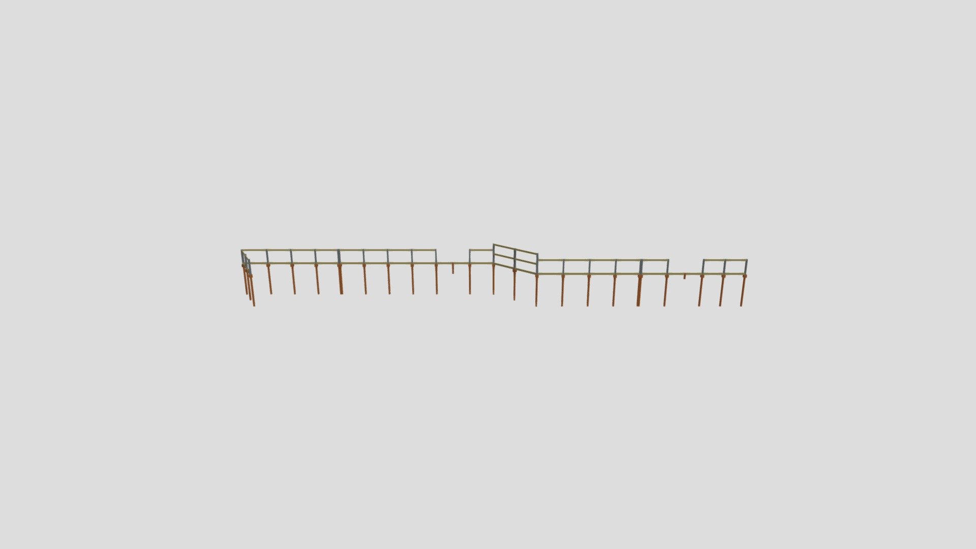 Muro Ramal A - 3D model by Eng. Ricardo Casari Bonafedi (@bonafedi ...