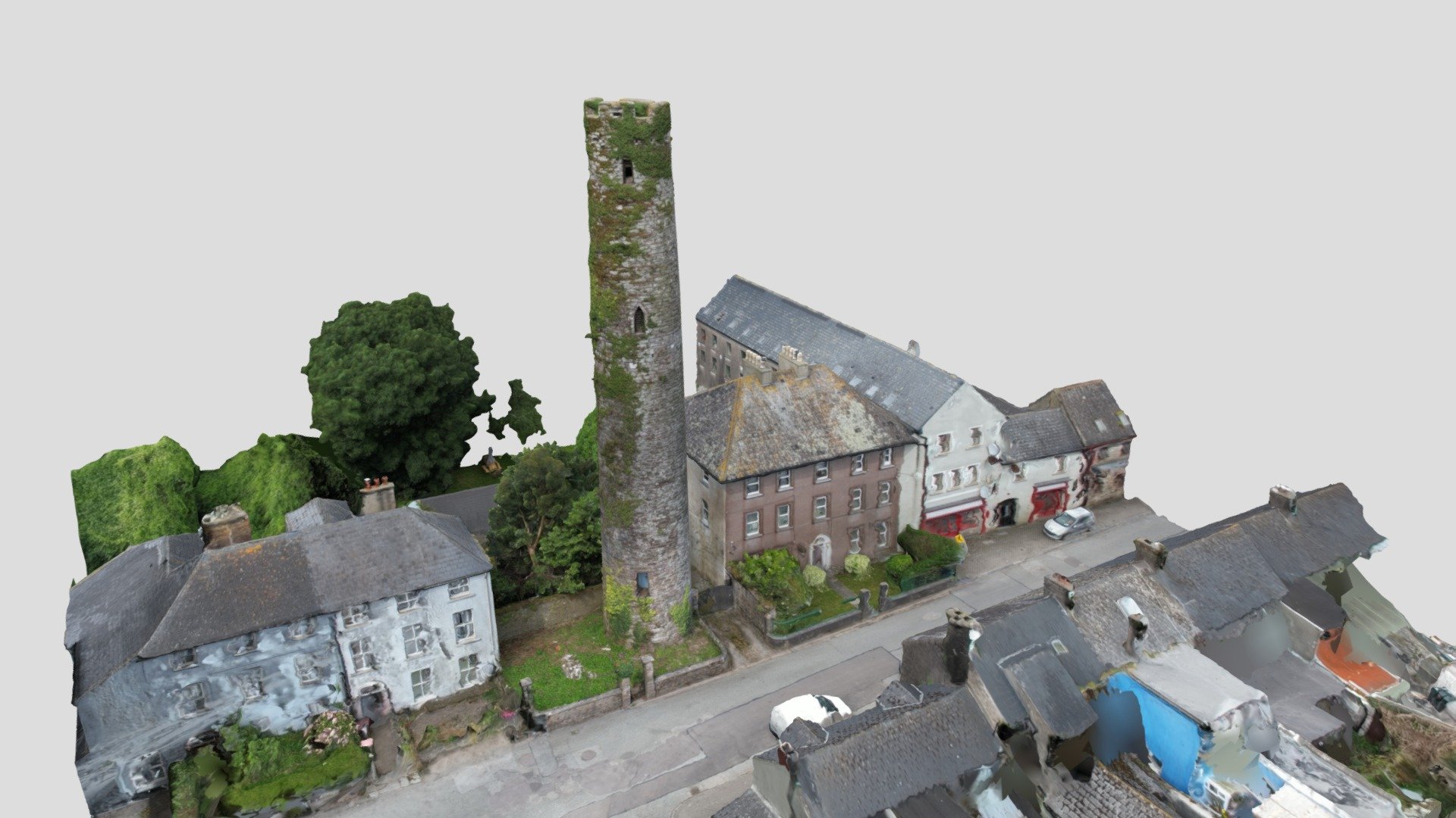 Cloyne Round Tower - 3D model by Tír 3D (@Tir3D) [c5df511] - Sketchfab