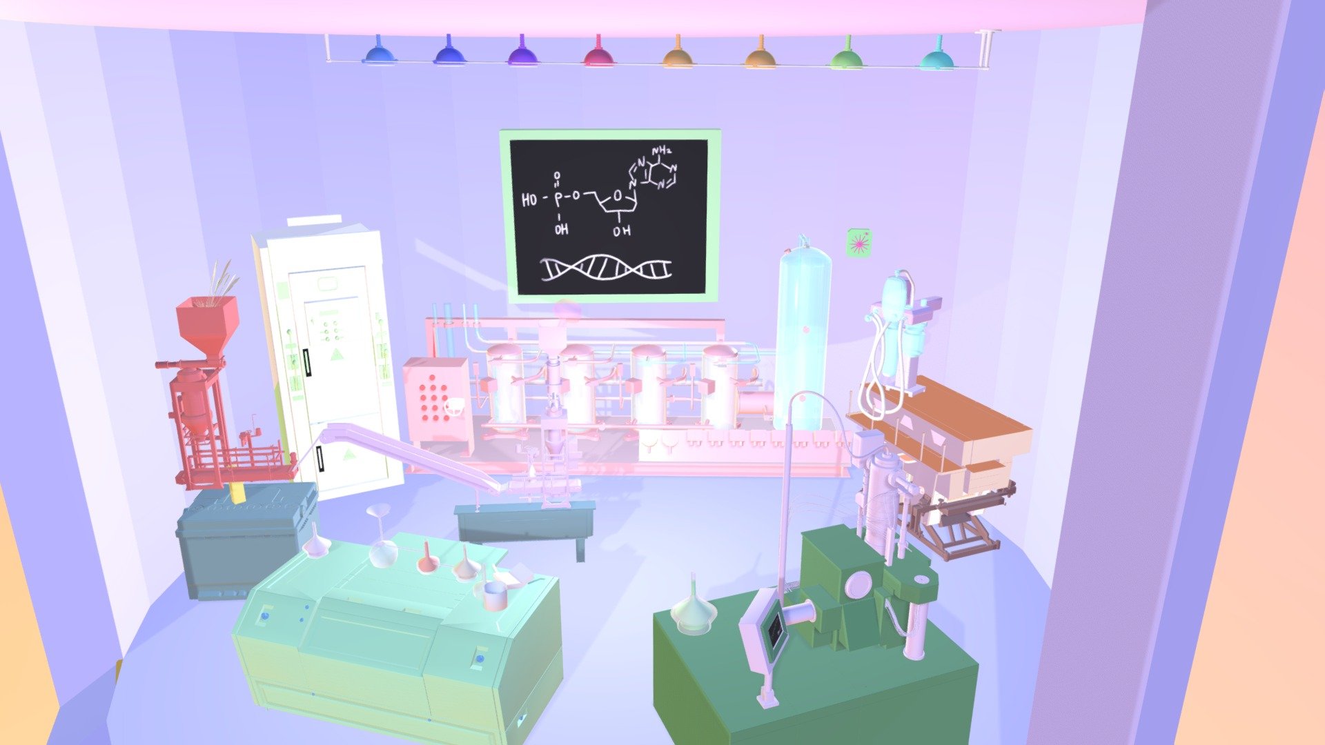 Fantasy Science Lab - 3D model by guobingqian233 [c5df86f] - Sketchfab