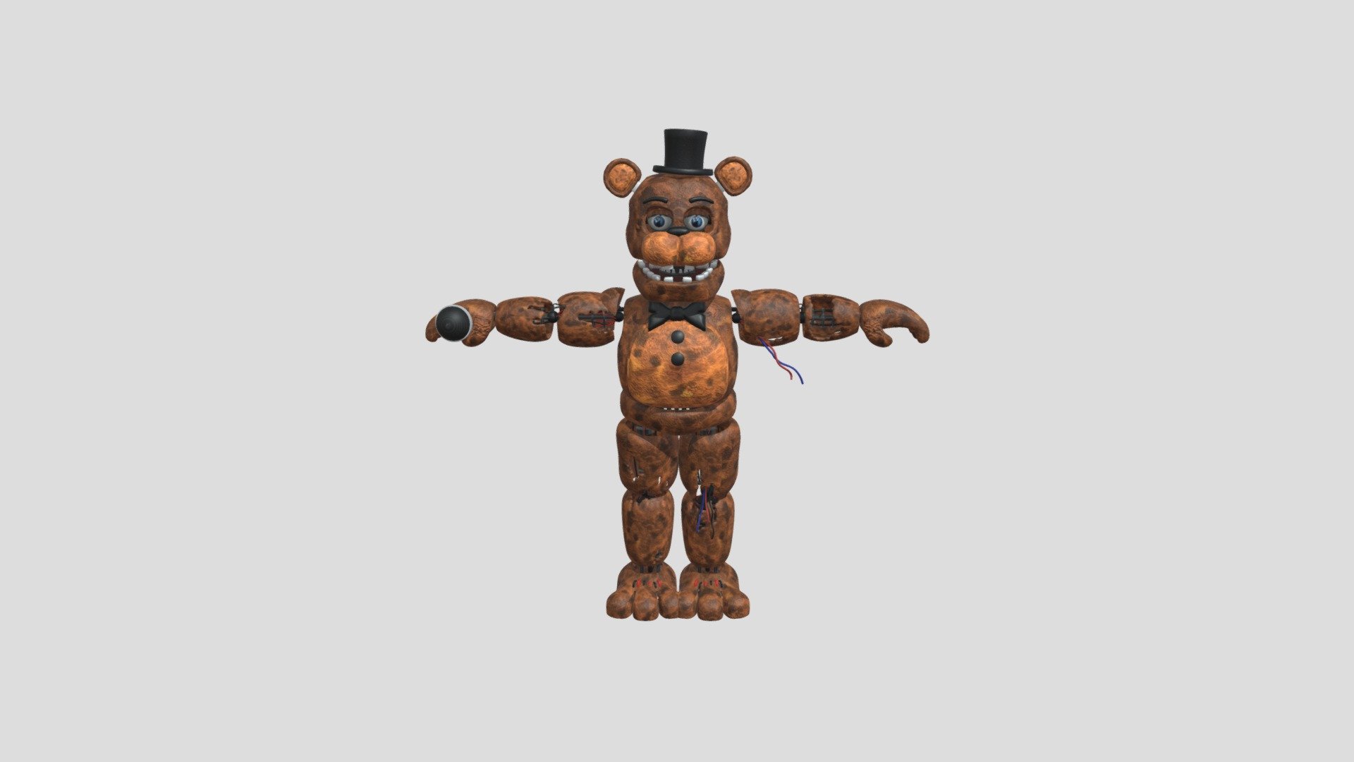 Withered Freddy Fazbear UFMP - Download Free 3D model by Bunks Stark ...