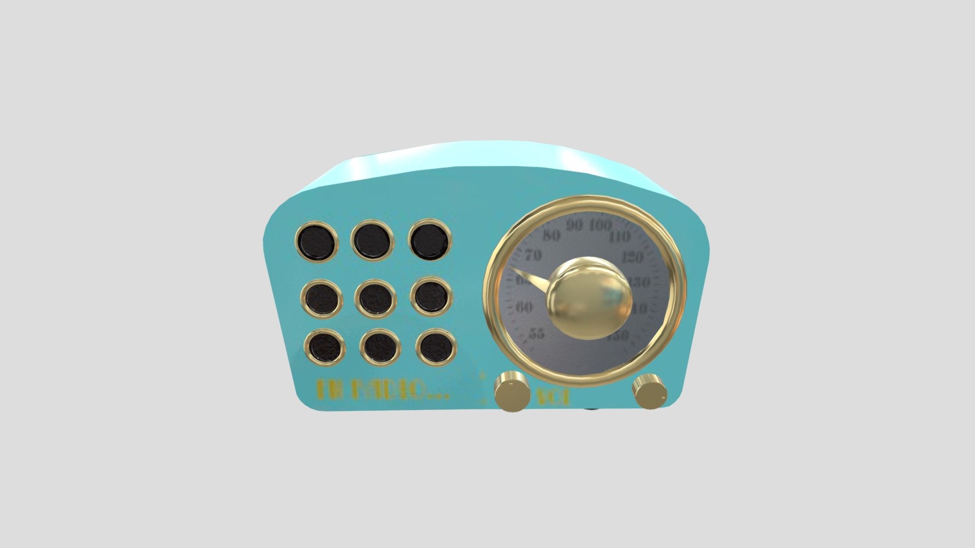 Bluetooth Radio - 3D model by rachelt [c5e0ad6] - Sketchfab