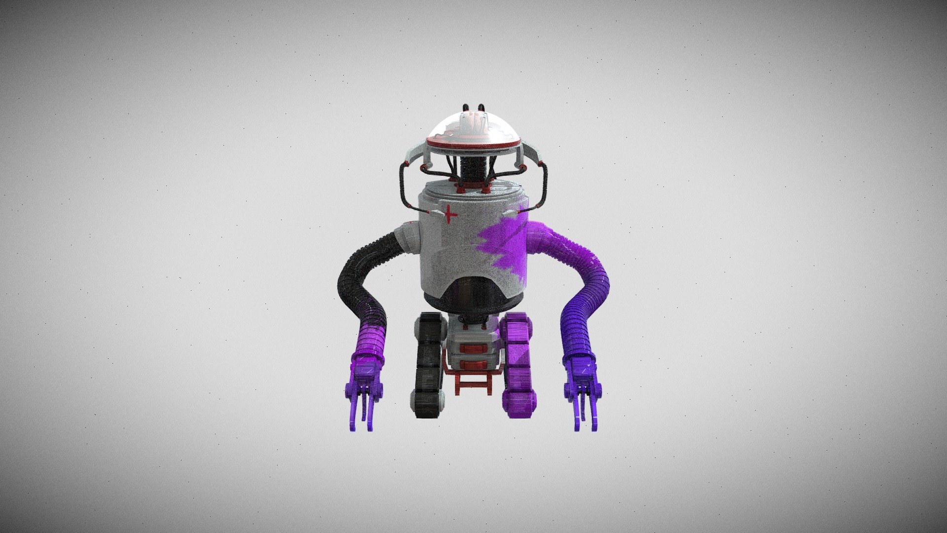 Stylised robot - 3D model by maxbreeze [c5e0f38] - Sketchfab