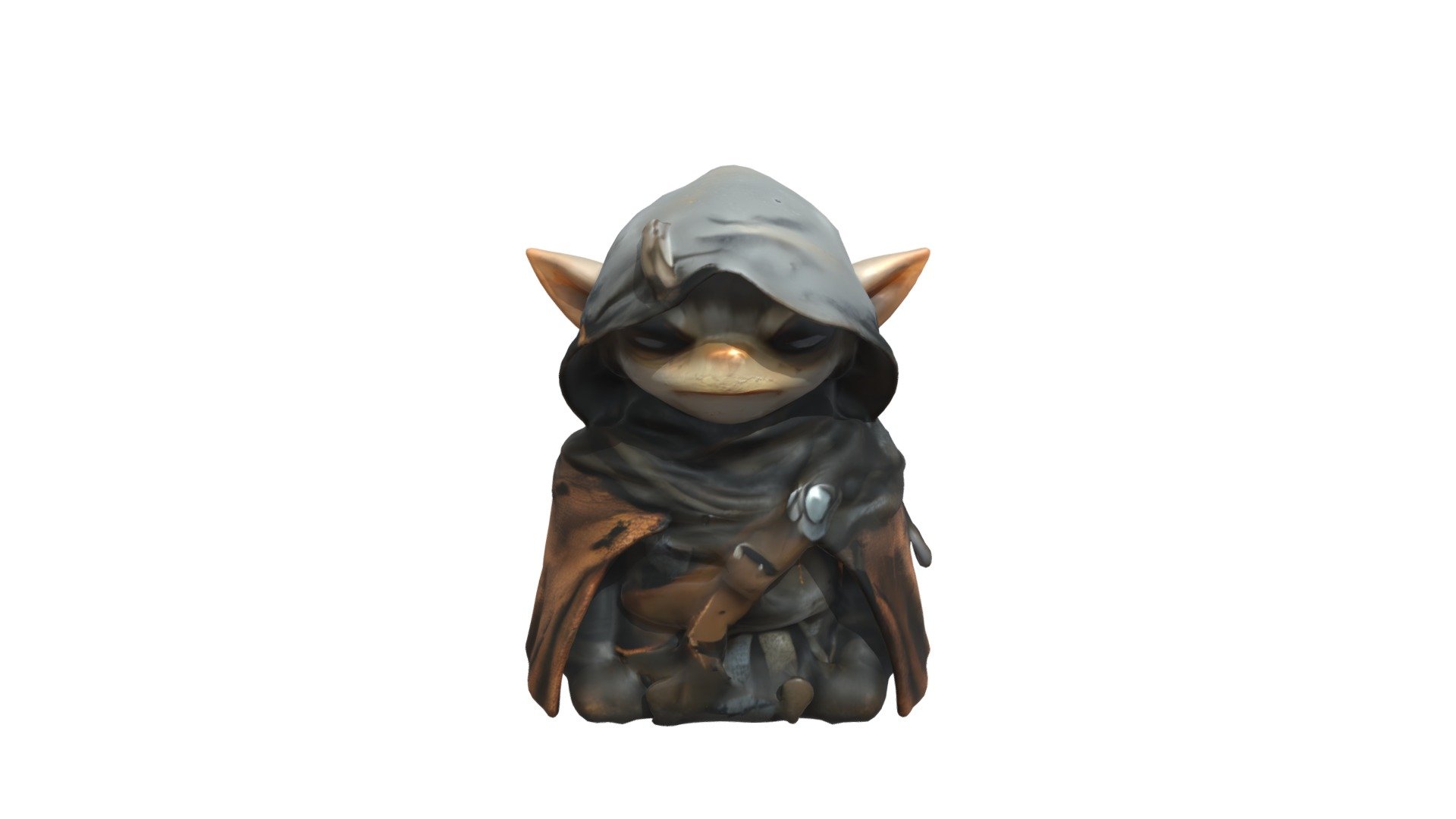 Small character with large ears - 3D model by pickturavisions [c5e1e69 ...