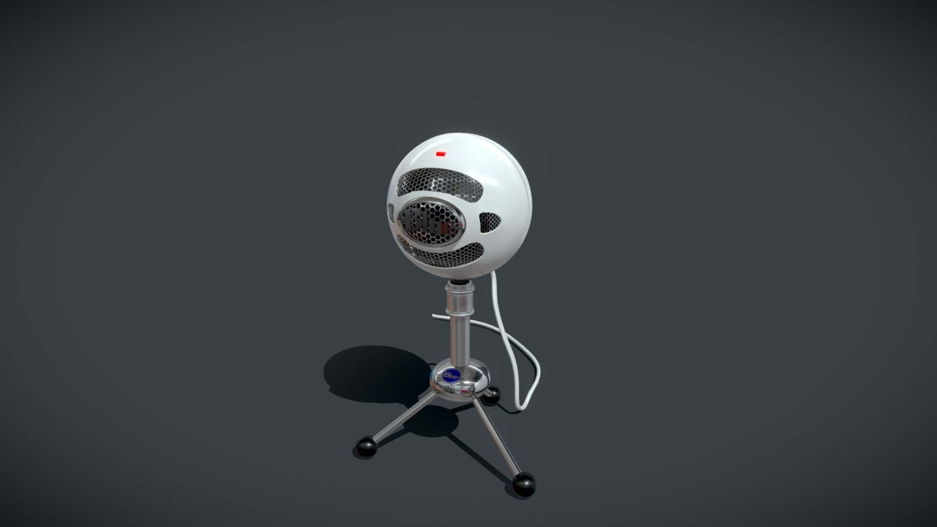 Snowball microphone - Download Free 3D model by denijulie [c5e23e5 ...