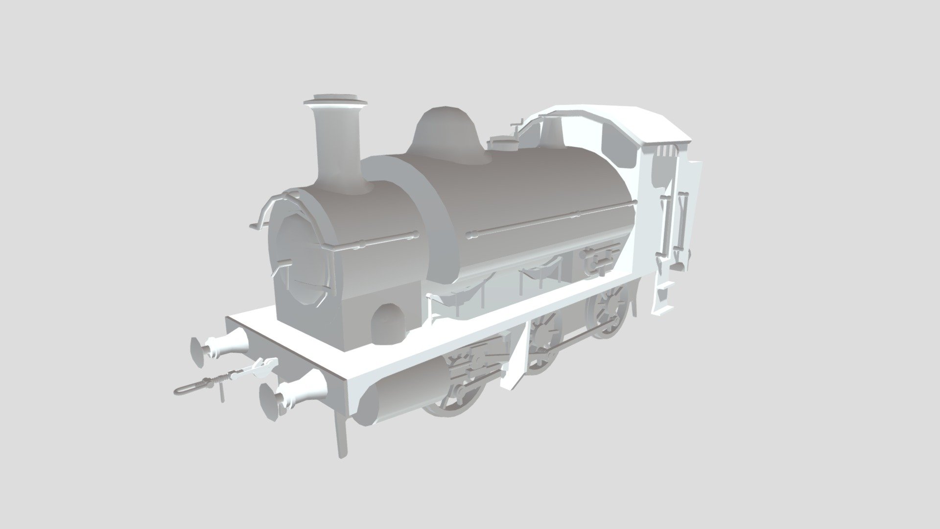 GWR 1361 class 1:1 model steam train - 3D model by Eptap [c5e4b9a ...
