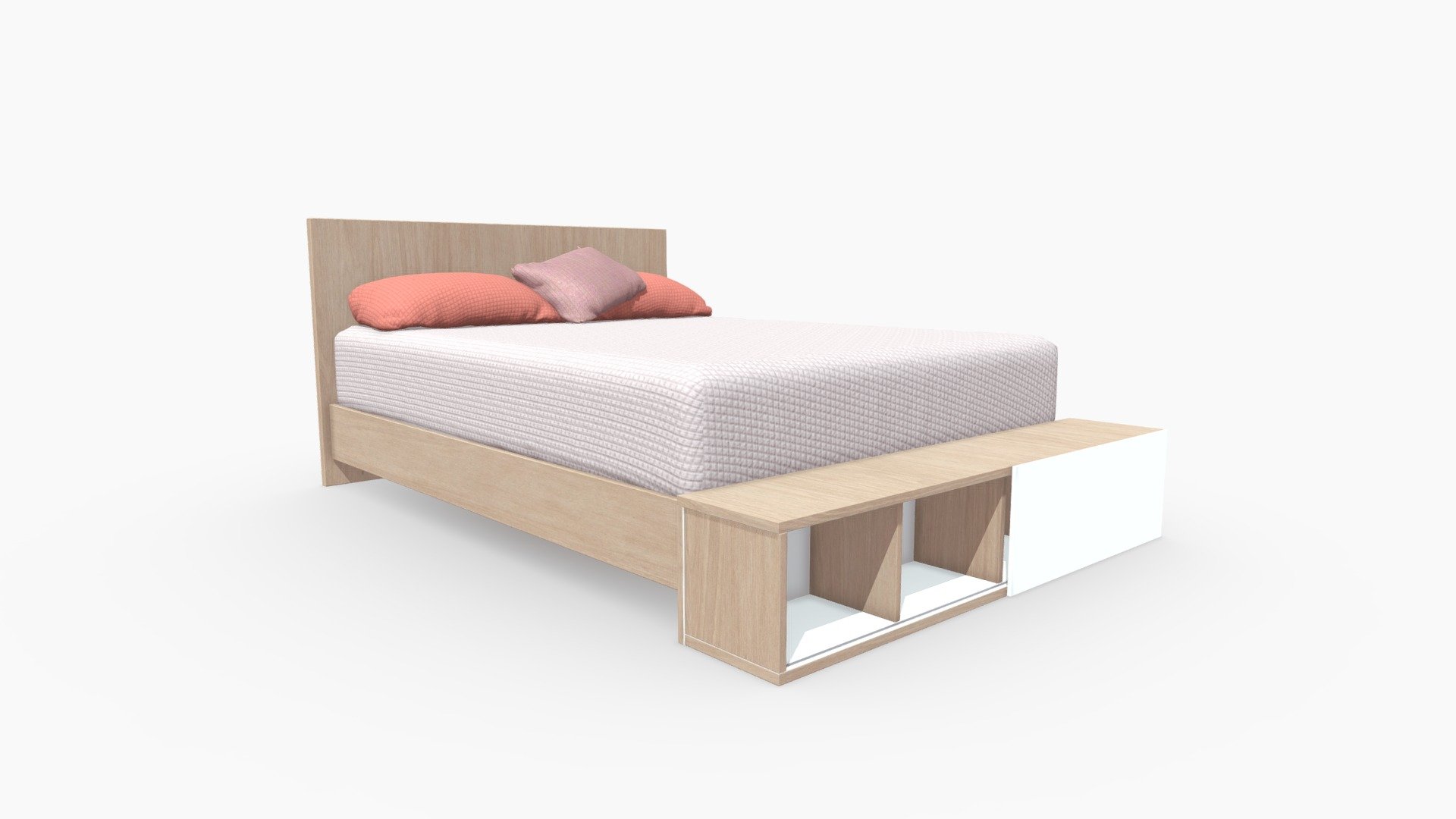 M1067_camaIrisDobleLamRovereBlanco - Buy Royalty Free 3D model by ...