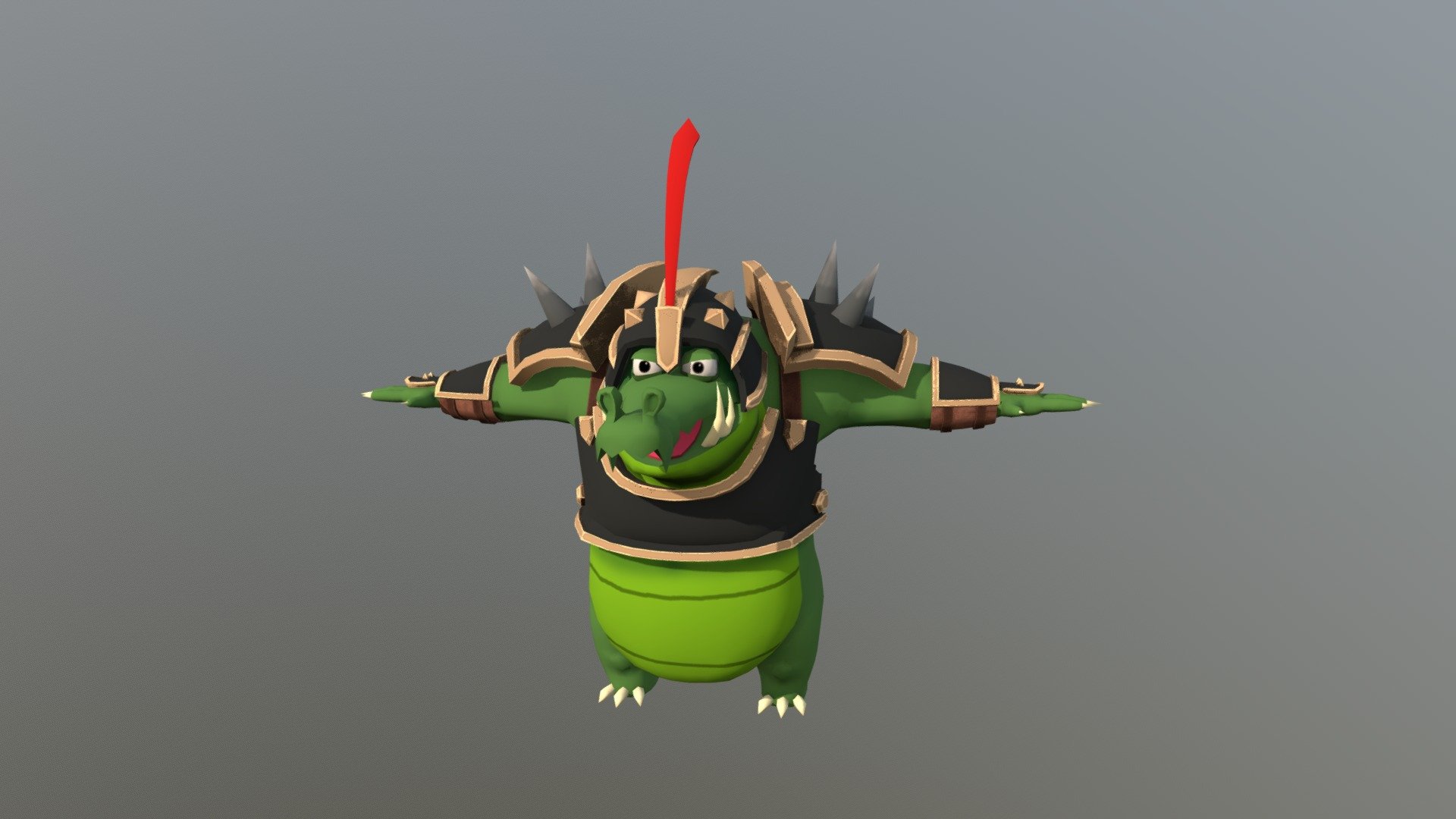 Croco Boss - 3D model by Sylvain.Culie [c5e5ee8] - Sketchfab