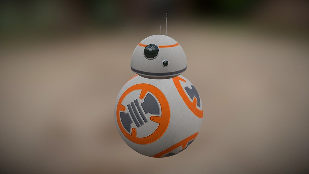 BB-8 - 3D model by taddik [c5e6fef] - Sketchfab