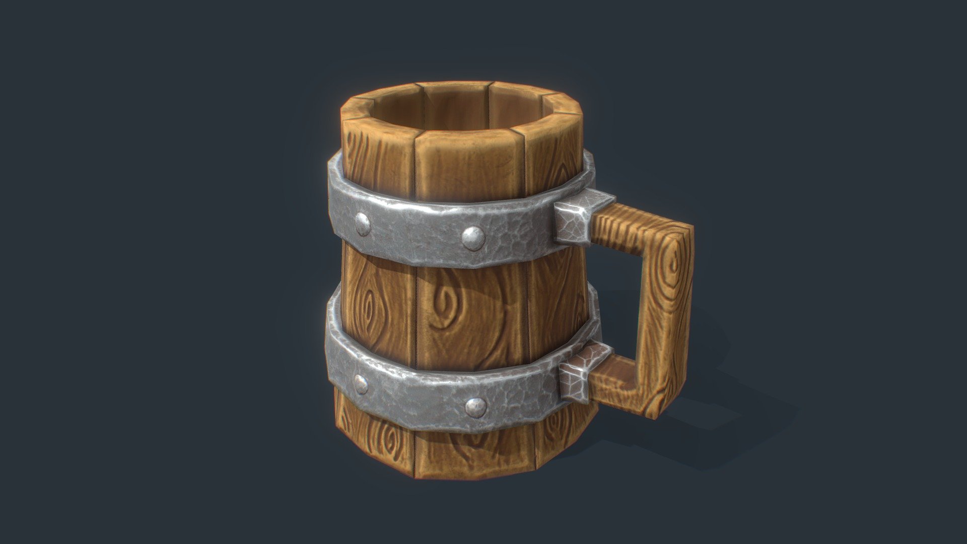 Wooden Fantasy Cup - 3D model by Sir Erdees (@sirerdees) [c5e7206 ...