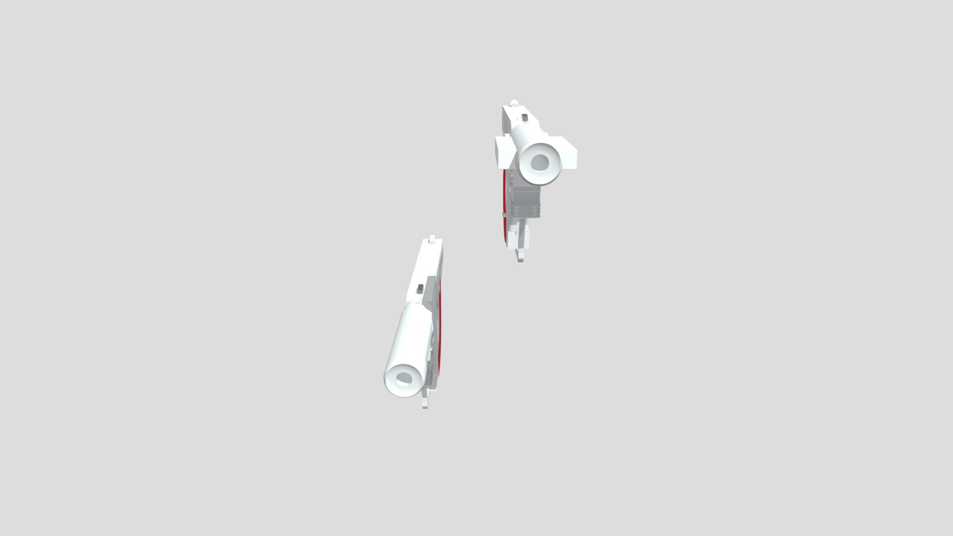 Dual Handguns - 3D model by Oaktr33 [c5e81b9] - Sketchfab