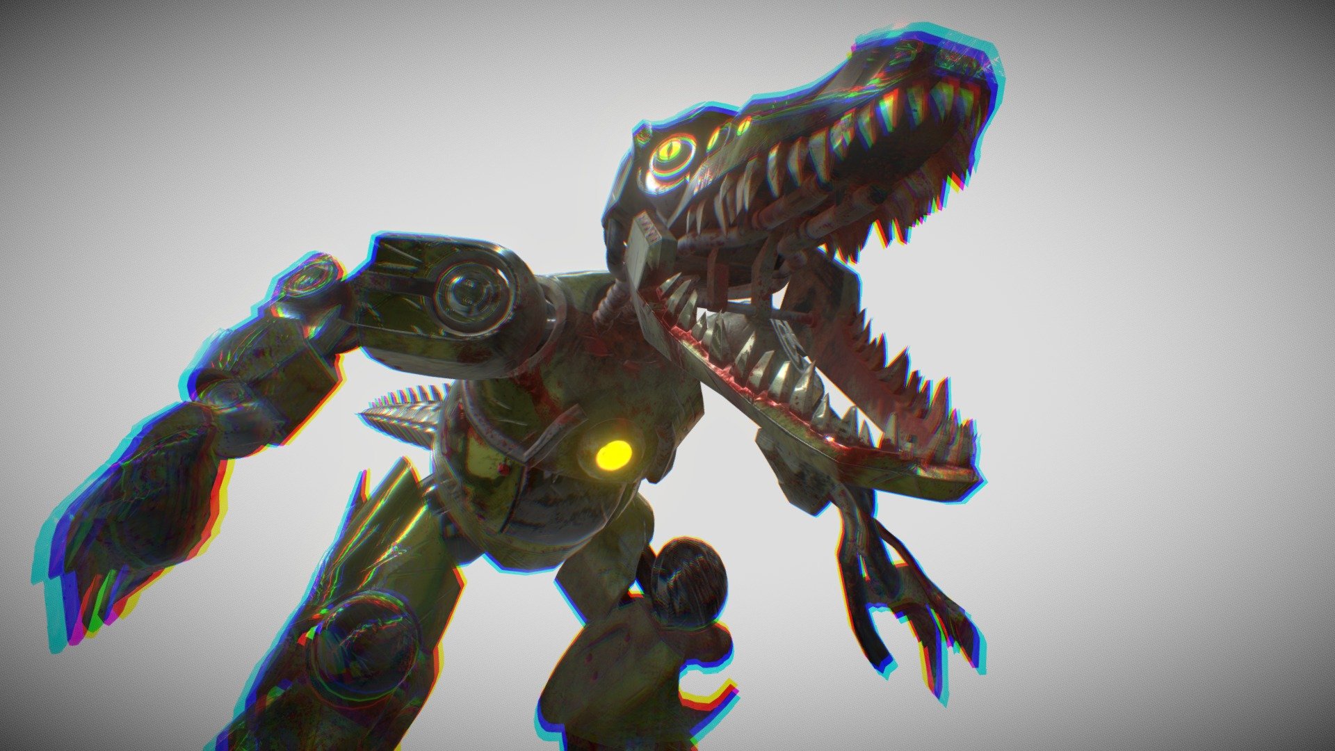 Case Animatronics RK-1017/Mr. Bite Animated - Download Free 3D model by ...