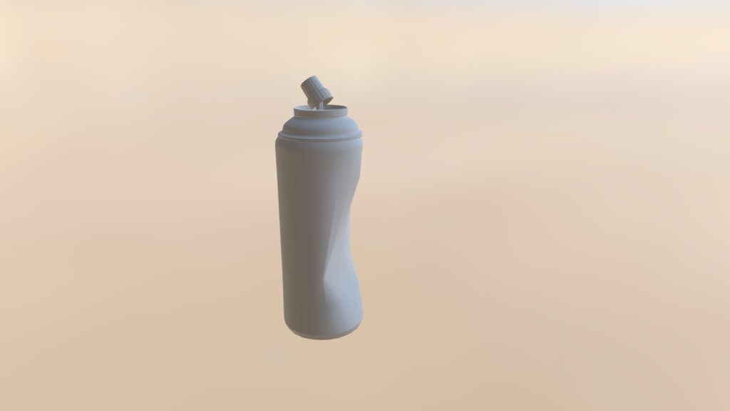 Spray Can Easy Model - 3D model by mellymarie101 [c5e8e05] - Sketchfab