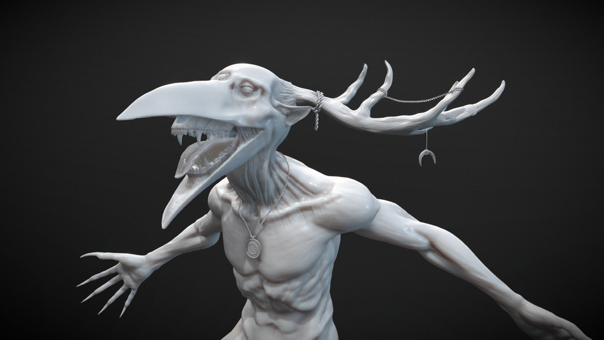 Sculpt Monster Windigo - Download Free 3D model by docplagueart ...