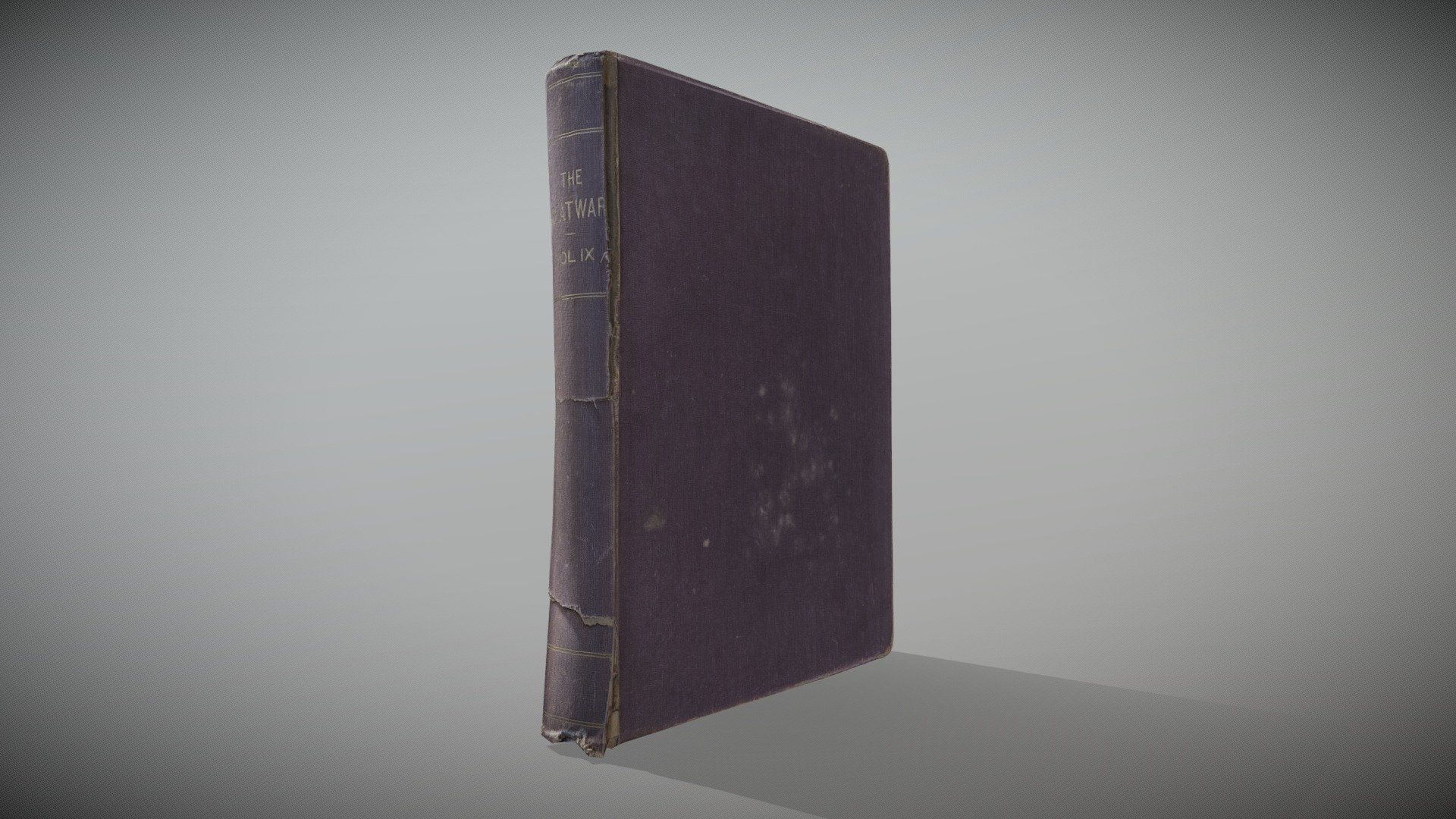 Old Book Scan 1 - Buy Royalty Free 3D model by Skidoosh [c5ee3ff ...