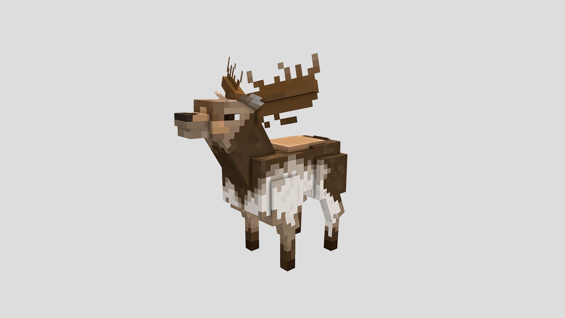 Irish elk minecraft mob - Download Free 3D model by VeganNatureQueen ...