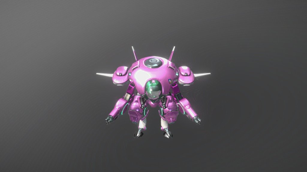 OVERWATCH Dva_MEKA - 3D model by sugiurakunihisa [c5f0bb1] - Sketchfab