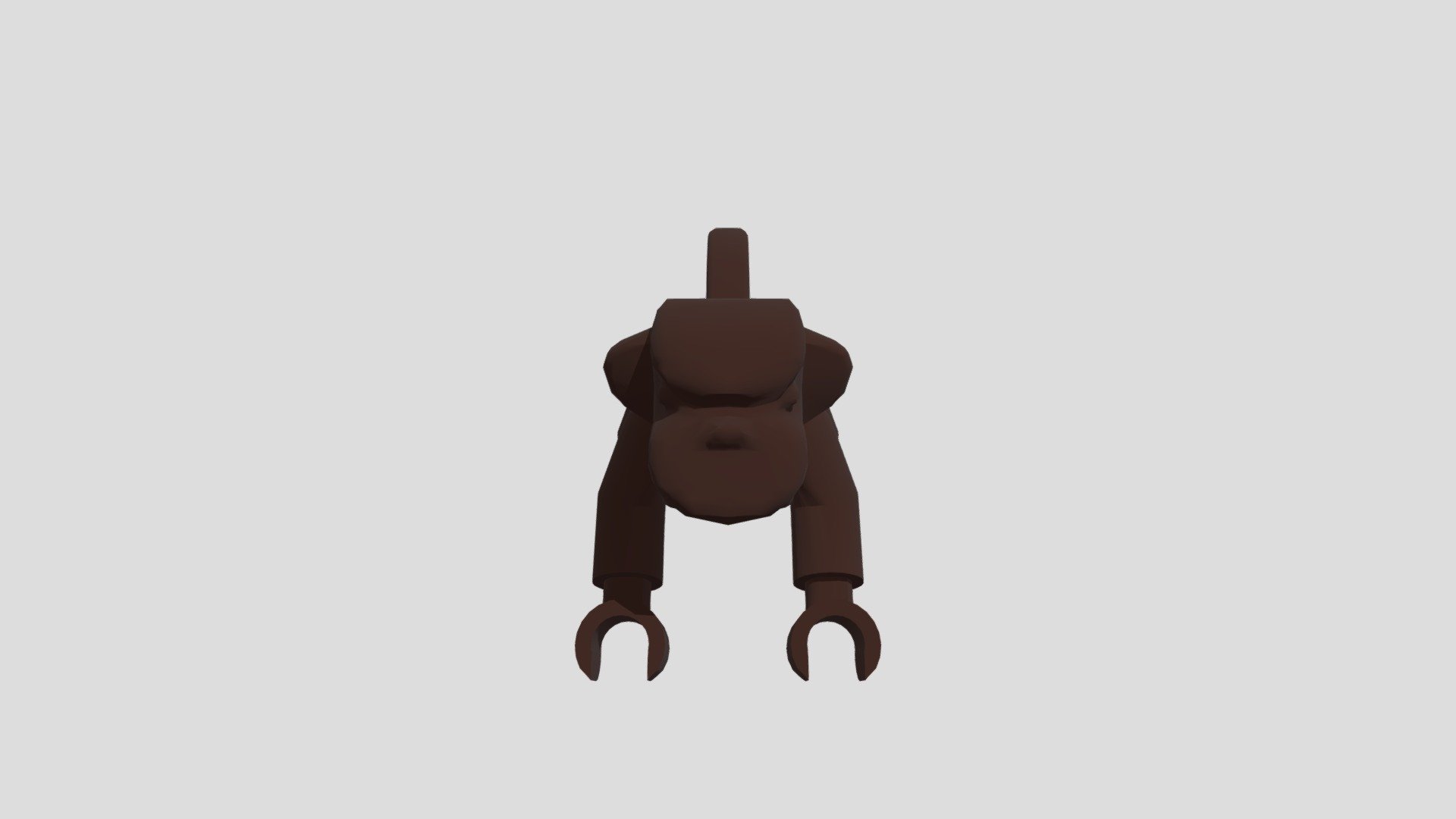 LEGO Monkey - Download Free 3D model by pooiloui2 [c5f1992] - Sketchfab
