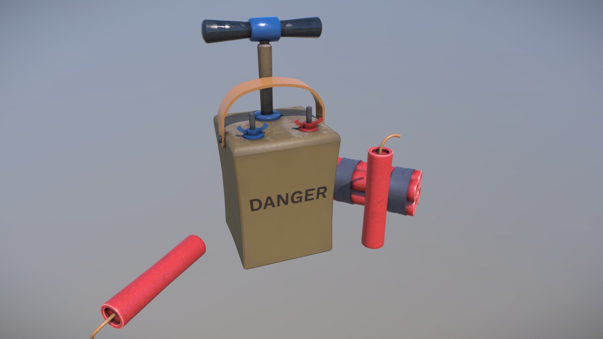 TNT cartoon - Download Free 3D model by Viktor_ (@Viktor.Zhuravlev ...