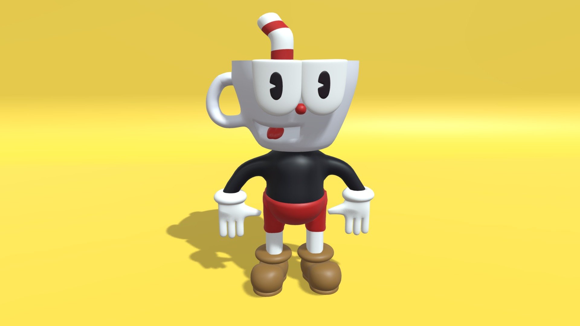 Cuphead Model - 3D model by digital_infinity3d [c5f31aa] - Sketchfab