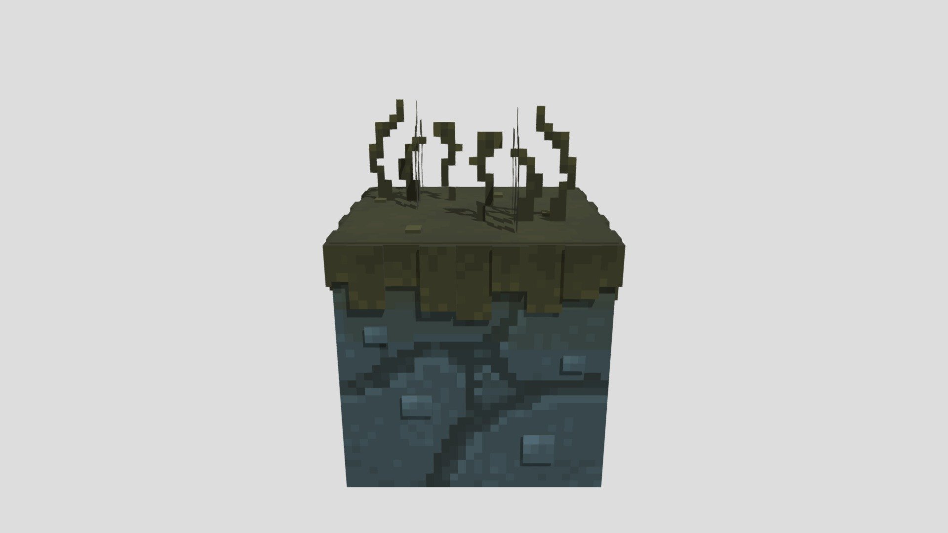 Deadland Grass Block - 3D model by Bastrd_Jim (@bastrdsword) [c5f60fa ...