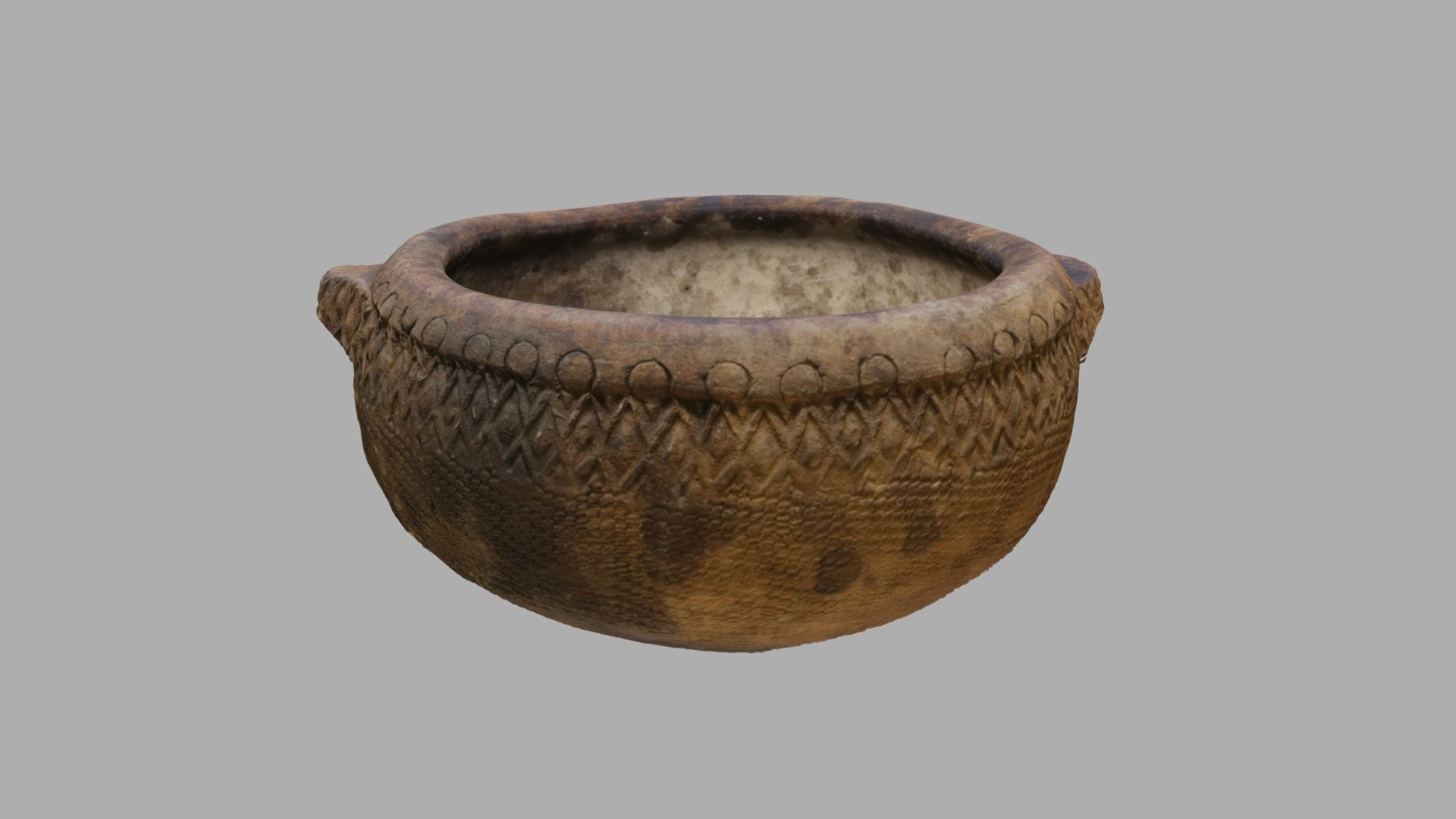 Colonoware bowl - Download Free 3D model by NCOfficeofStateArchaeology ...