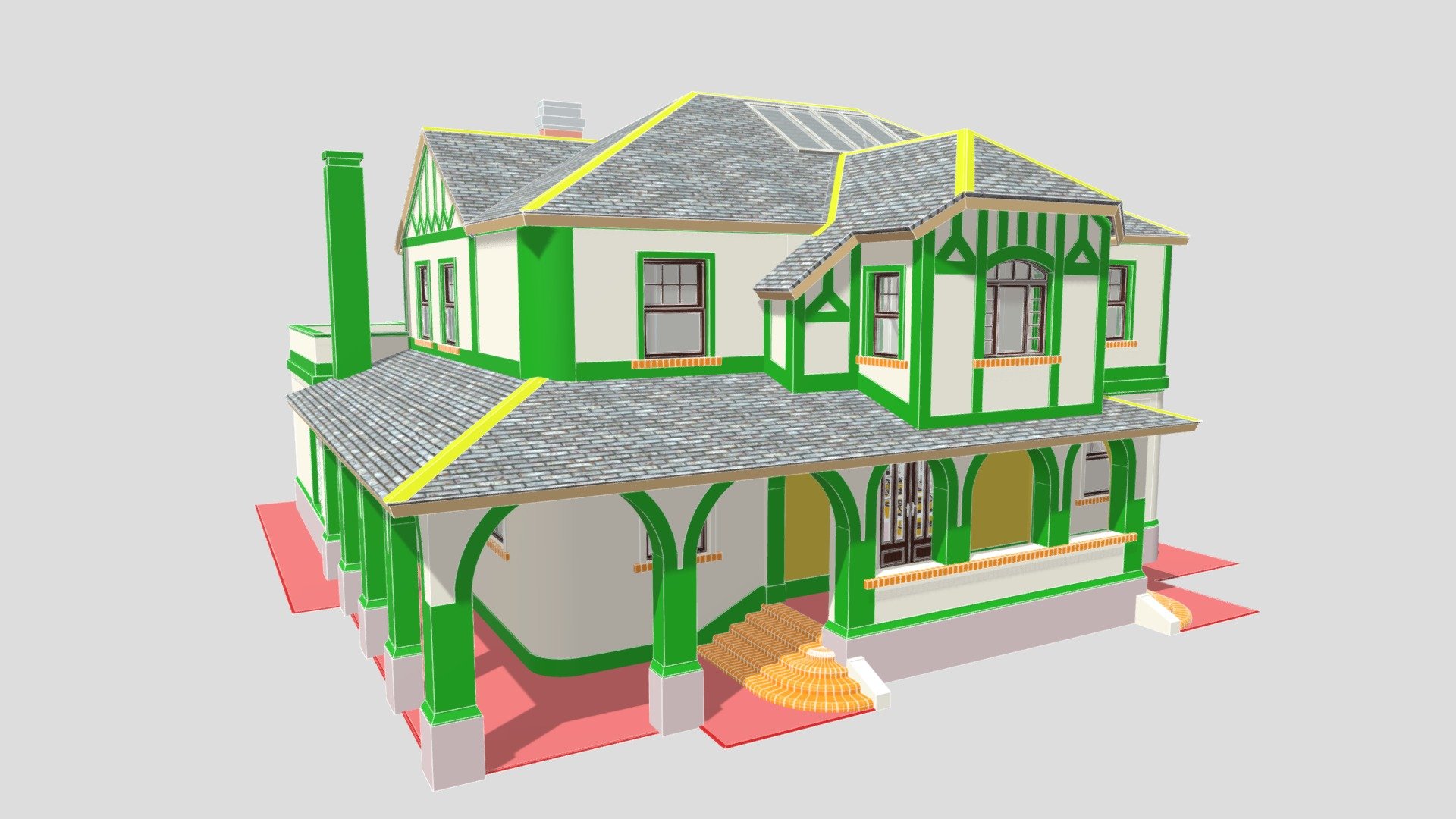 Casona 3 Pinos - 3D model by Estudio C2G (@estudiocoronagazzaneo ...