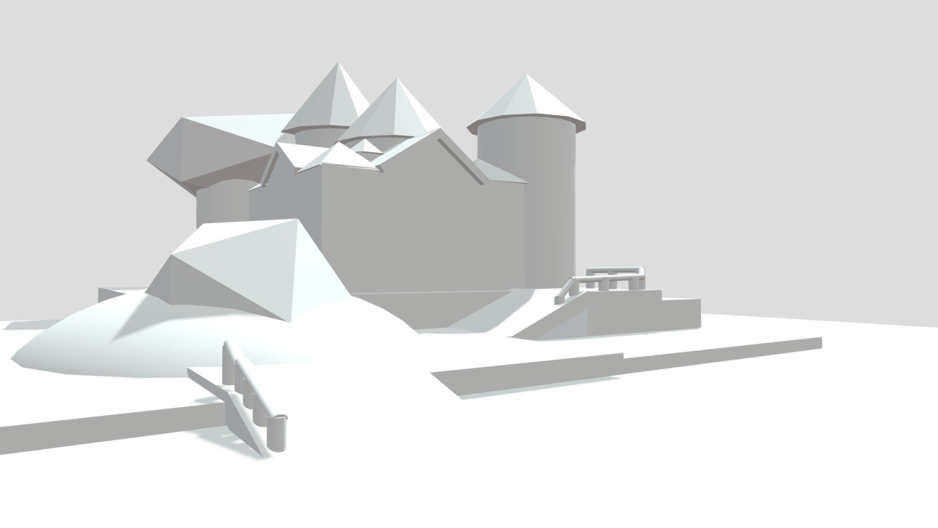 Concept art Blockout - 3D model by HopeBen [c5f8c4a] - Sketchfab