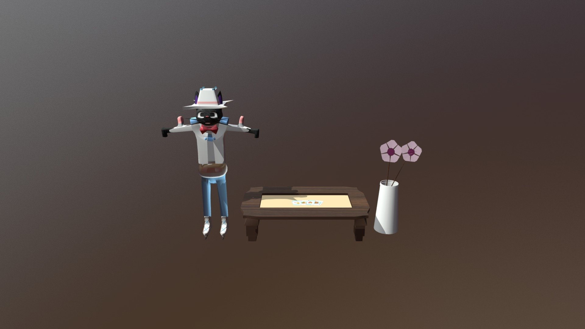 Cat Character Scene - 3D model by Opal Bunnag (@obunnag) [c5fa6ef ...