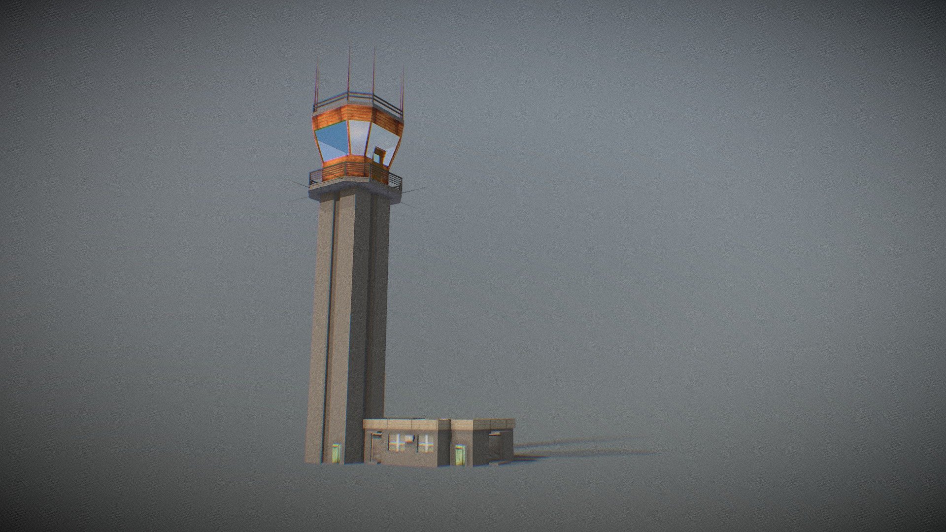 Airport Tower - Download Free 3D model by hosein hajipour ...