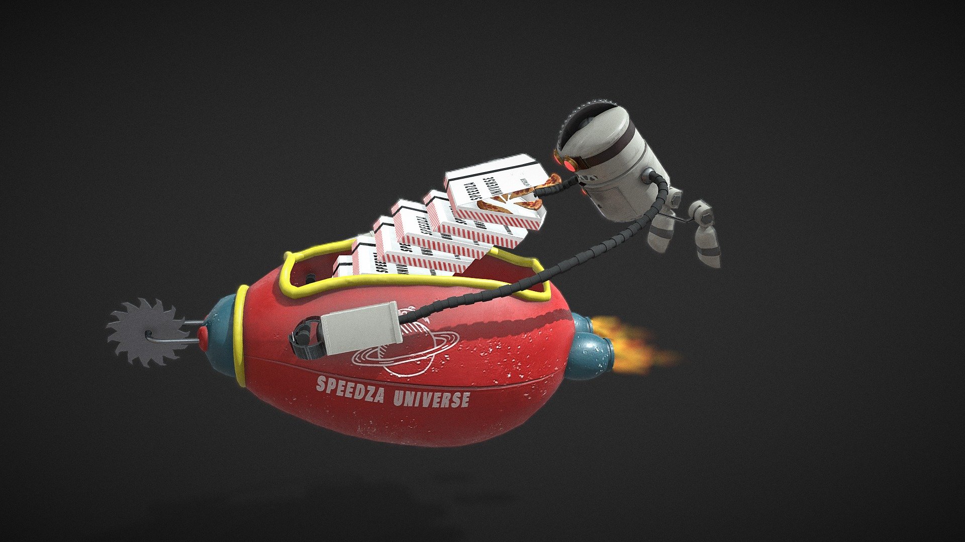 Space Delivery - 3D model by Aliens (@Aliensepg) [c5fd564] - Sketchfab