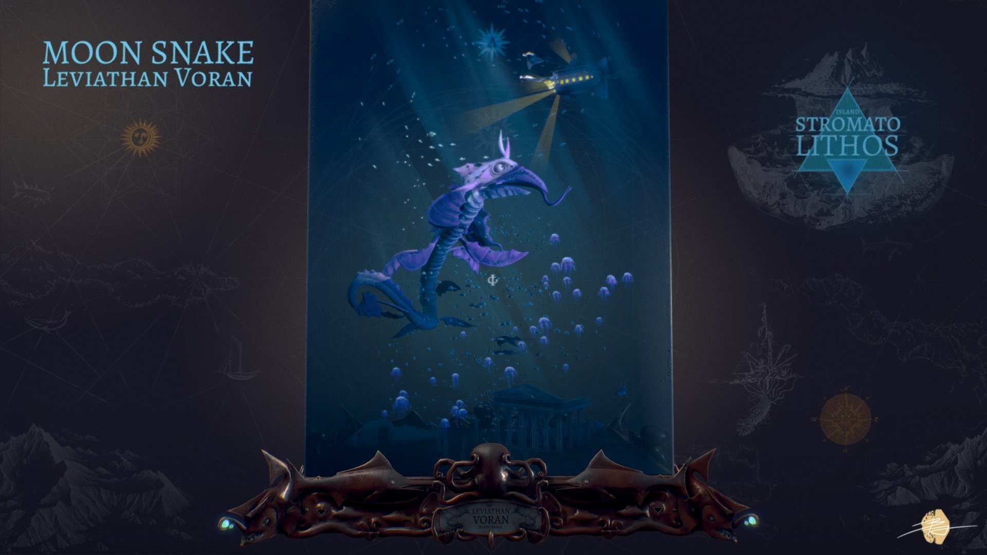 MOON SNAKE | Leviathan Voran - 3D model by brukner [c5fe53f] - Sketchfab