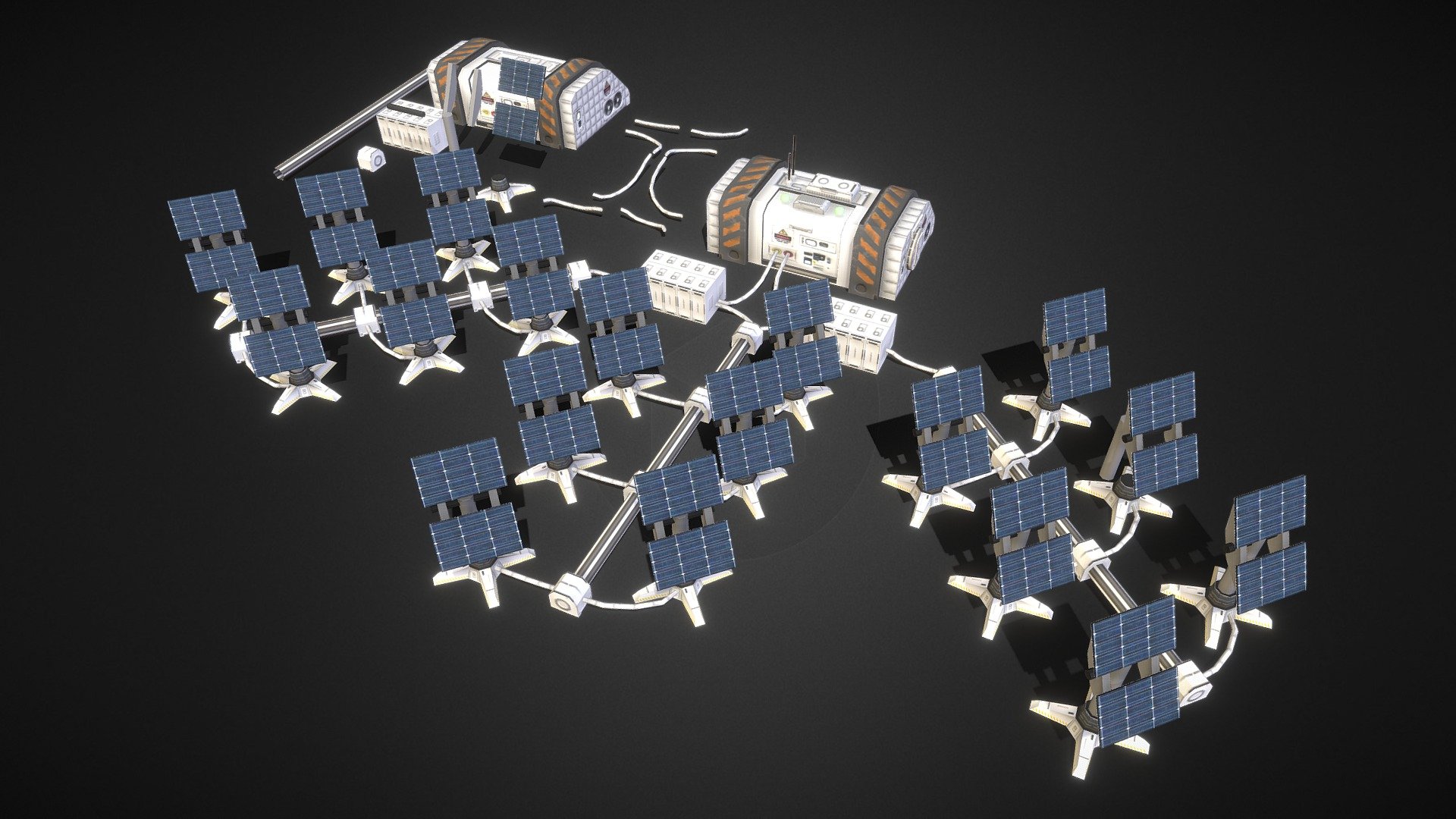 TerraGenesis: Landfall - Solar Array - 3D model by rfarquerabao ...